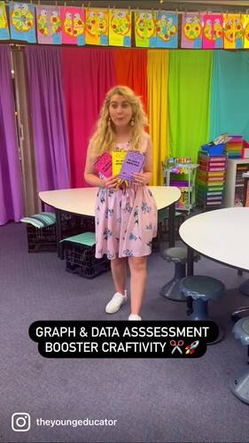 GRAPH & DATA - ASSESSMENT BOOSTER CRAFTIVITY by The Young Educator
