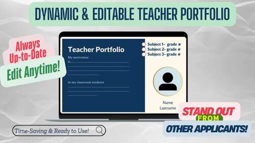 Online Editable Teacher Portfolio – Stay Ahead with Dynamic ...