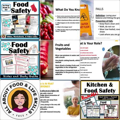 Back to School | Kitchen Safety Activities for Middle & High School ...