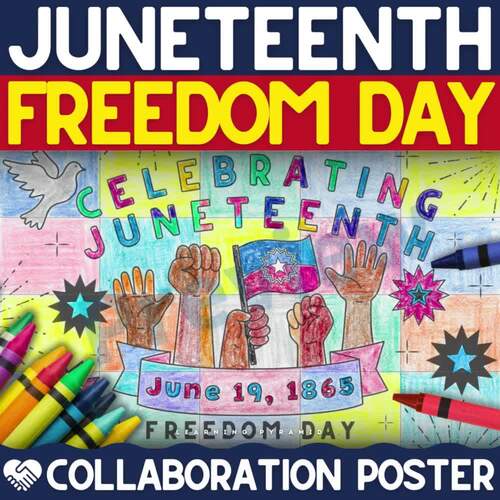 Juneteenth Collaborative Poster Activity | Freedom Day Juneteenth ... Juneteenth Collaborative Poster Activity | Freedom Day Juneteenth ...