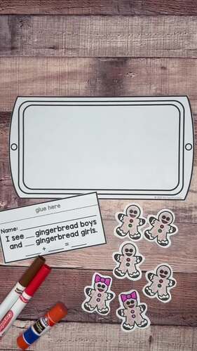 Gingerbread Man Math Craft | Gingerbread Boy, Gingerbread Girl ...