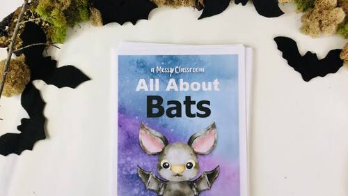 Halloween Bats 2nd Grade Nonfiction Reading Bundle RI.2.1, RI.2.2, & RI.2.5