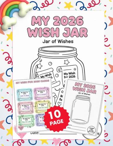 Hopes and Wishes Jar - Goal Planning Template-NEW YEAR by FUN Teaching ...