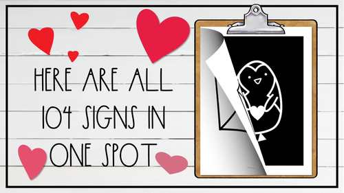 Valentine's Day Classroom Decorations - Printable Posters/Signs | TpT