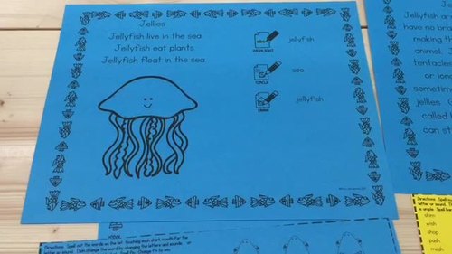 Ocean Differentiated ELA Reading Centers by Amy Labrasciano | TpT