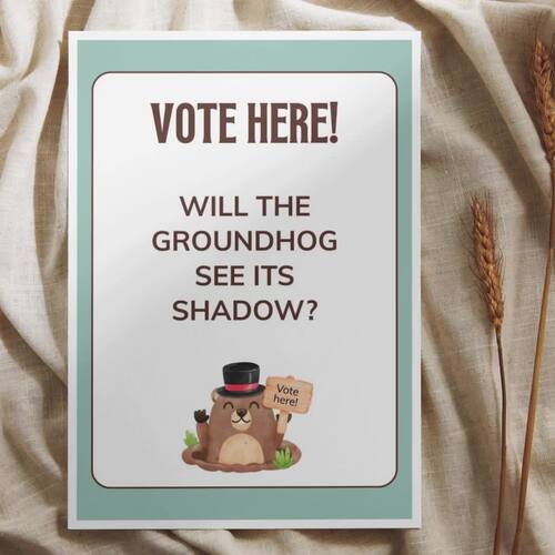 Groundhog Day Prediction Voting Yes or No February Activities ...