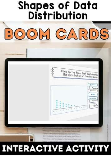 Shapes of Distributions – Identifying Data Patterns Boom Cards™ | TPT