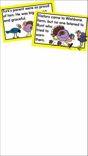 Turk & Runt Thanksgiving Read Aloud Book Activities Reading ...