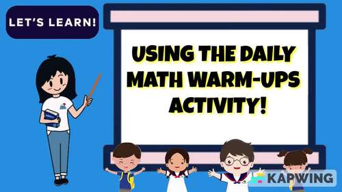 4th Grade Daily Math Warm Up Activity -Morning Work February Winter ...