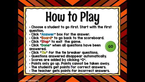 Adding Within 100 Fall Powerpoint Game | No Regrouping | Adding 2-Digit ...