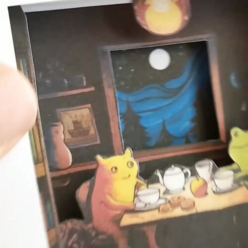 Shadow Box Template. Tea Party by ixia3d | TPT