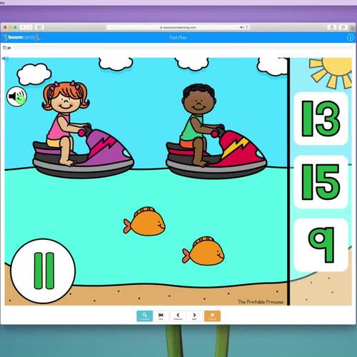 Counting On Boom Cards™ for Numbers to 30 by The Printable Princess