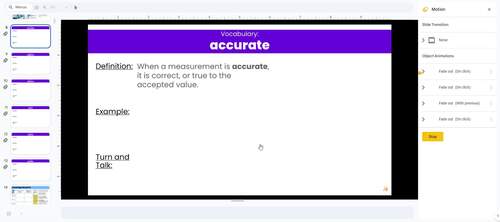 Teaching Slides for Benchmark Advance 6th Grade Unit 10 | Google Slides™