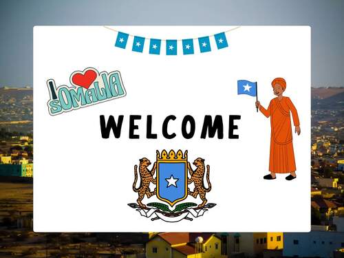 NO PREP All About SOMALIA PowerPoint Presentation, 3rd 4th 5th Grade ...