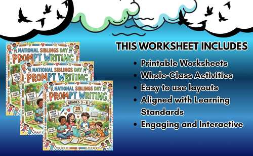 Laugh, Reflect, Write! 25 National Siblings Day Journal Prompts for ...