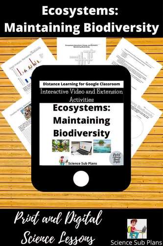 Ecosystems Maintaining Biodiversity - Interactive Video and Extension ...