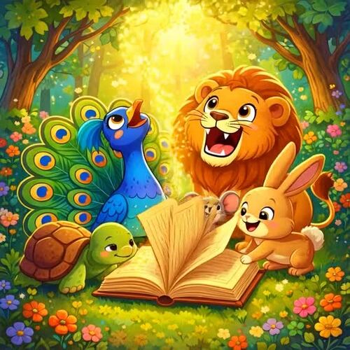 Cute Fables Story & Activity Kit | Coloring Pages, Moral Stories,Songs ...