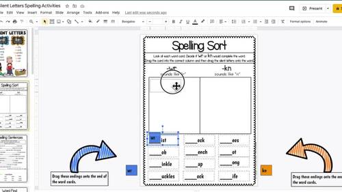Silent Letters WR KN Spelling Activities BUNDLE of Digital AND Print ...