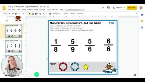 Third Grade Fractions, Distance Learning, Google Classroom | TPT