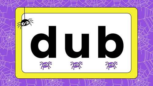 ABC Fluency | Spiders | Beginning Sounds | Digital Activity | CVC Words