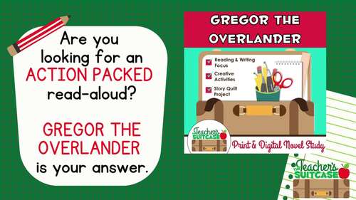 Gregor the Overlander {Novel Study & Story Quilt} - PRINT & DIGITAL