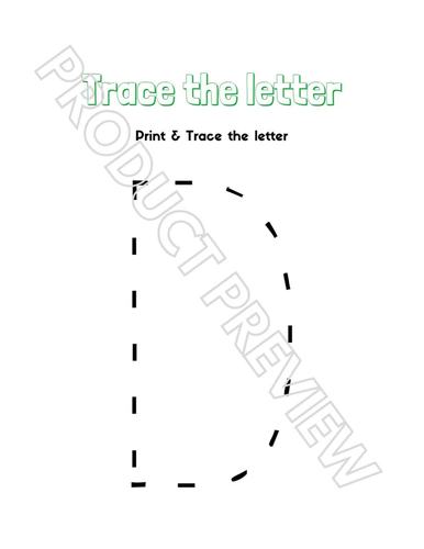 Alphabet No-Prep Packet with Tracing, Coloring and Letter Identification