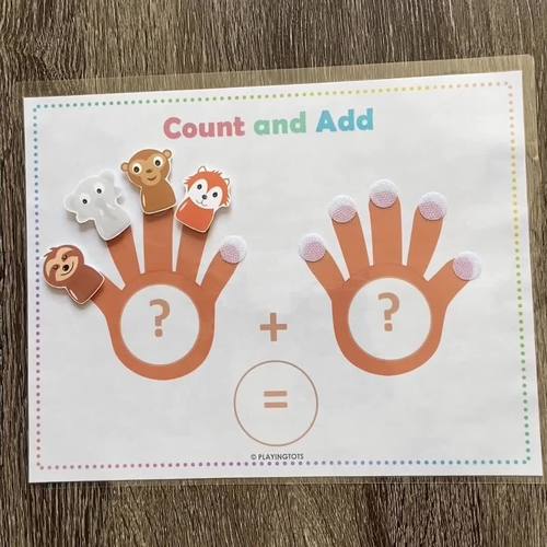 Addition & Counting Practice, Busy Book, Learning Binder, Preschool ...