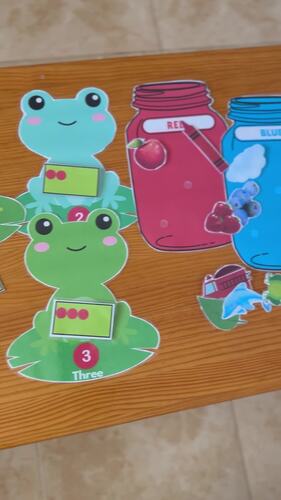 Color Sorting, Frog Numbers 1-10, Alphabet Letter Sounds Match Activity ...