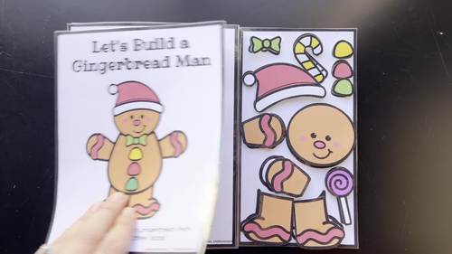 Build a Gingerbread Man Adapted and Interactive Book | TPT