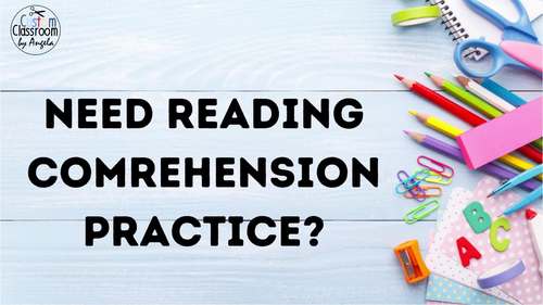 Differentiated Fiction Reading Comprehension Task Cards | Print & Digital