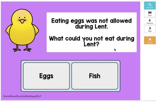 Boom Cards | Easter | Listening Comprehension | Fun Facts | TpT