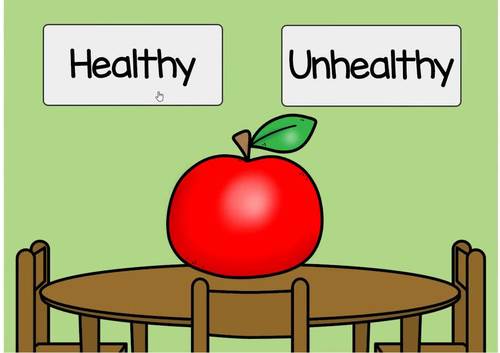 Boom Cards - Healthy Eating by Miss Rainbow Education | TPT