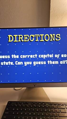 Guess the State Capital! 50 States Interactive Game by The Music Magpie