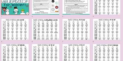 Winter Speech Therapy Activities by kendallpatrickslp | TPT