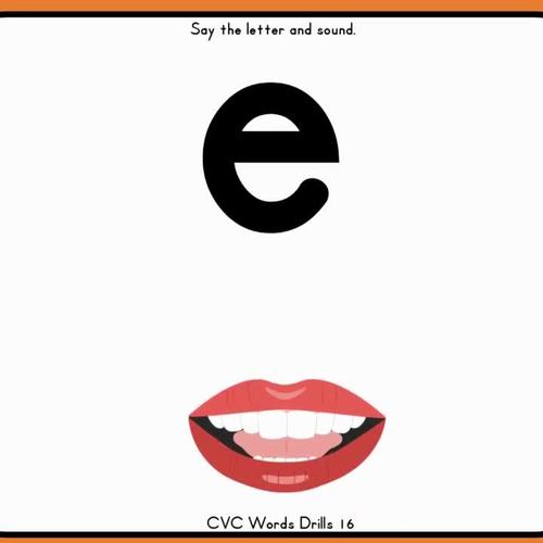 Science of Reading Aligned CVC Words Digital Visual Daily Drills for ...