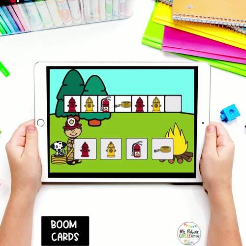 Fire Safety Pattern Activity | Kindergarten Patterns | Preschool Patterns