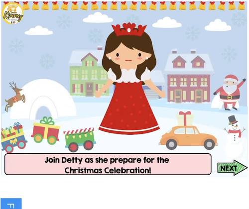 Christmas Interactive Story Speech Teletherapy by Teacher Kimmy | TpT