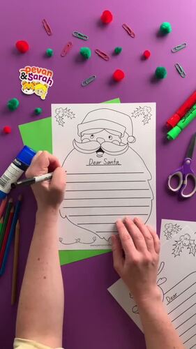 Letters to Santa | Christmas Letter Writing Template | Fun Holiday Activity