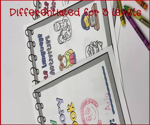 End of the Year Activities Memory Book Differentiated Special Education