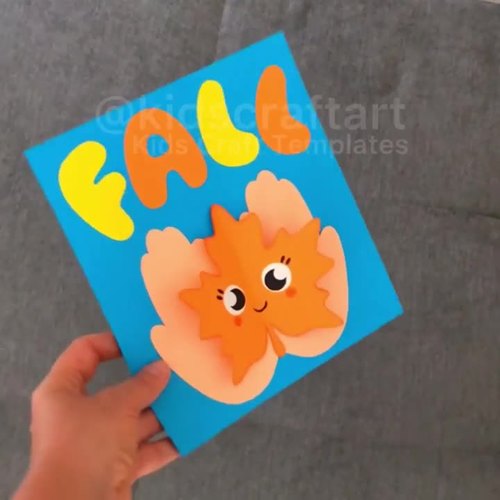 Fall Leaf Craft Autumn Leaves Kindergarten Crafts Back to School ...