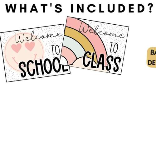 Calm Pastel Classroom Decor | Welcome Back to School Postcards ...