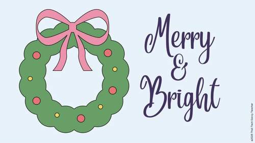 Click & Color Digital Coloring Pages | Christmas Set | Google Slides ...