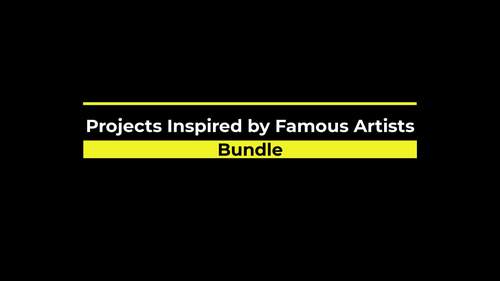 FAMOUS ARTISTS BUNDLE | 4 EASY Drawing & Painting Video Art Lessons ...