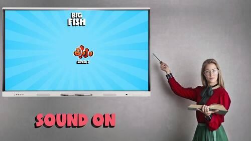 Identify the Verbs BIG FISH Game - No Prep Interactive Grammar Review ...