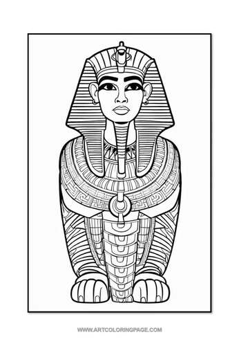 Discover the Magic of Ancient Egypt with This Unique Coloring Book Vol 1