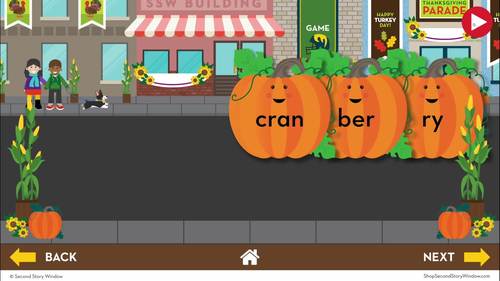 Thanksgiving Fluency in a Flash 2nd Grade • Digital Fluency Mini Lessons