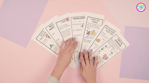 Reading Comprehension Bookmarks - 2nd and 3rd Grade Skills & Strategies