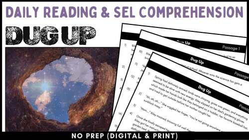 Reading Comprehension Passages Writing Activity ELL Short Story Vocabulary