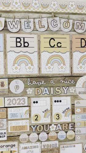 Daisy Dreams Complete Classroom Collection by Miss Miller Creations Shop