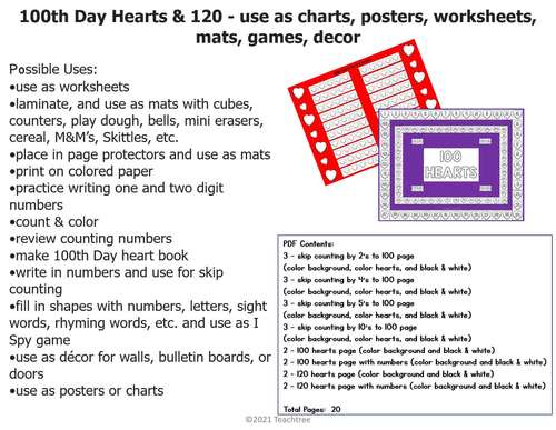 Unlock the Fun: Printable Mates for Valentine's Day and 100th Day ...